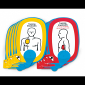 Quik-Pak Training Electrodes (5) CR+ | SOS Emergency Response Technologies