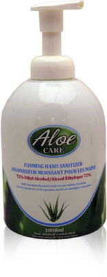Aloe Care Foam Hand Sanitizer 1L Pump Bottle | SOS Emergency Response ...