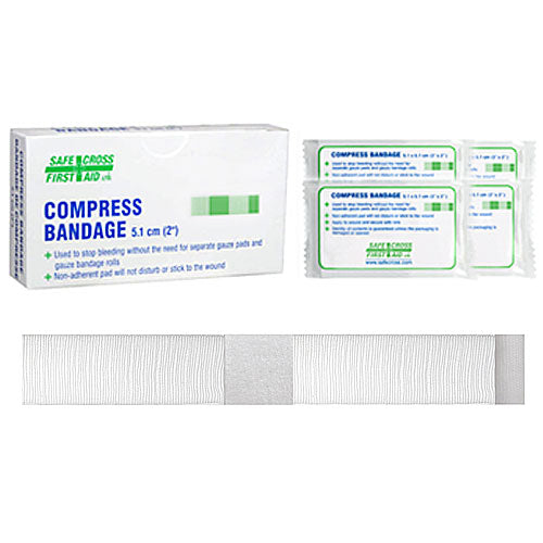 Compress Bandage 2"x 2" 4 | SOS Emergency Response Technologies
